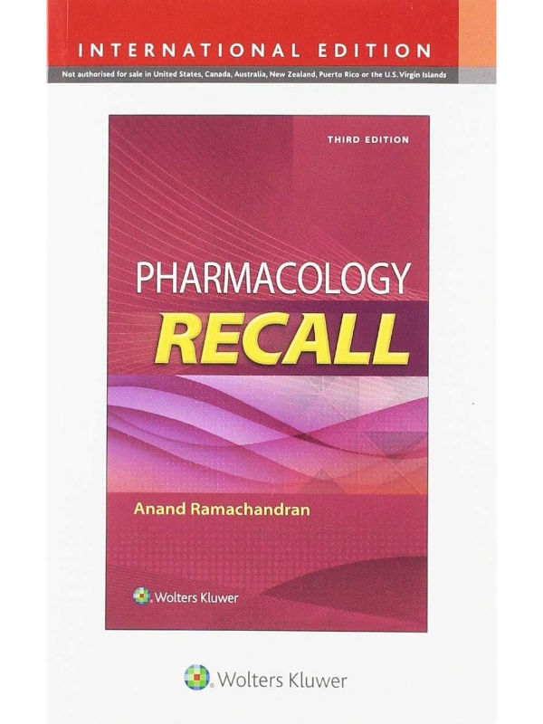 Pharmacology Recall 3E (Int Ed) Pb