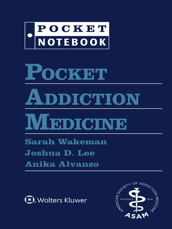 Pocket Addiction MedicineFirst edition