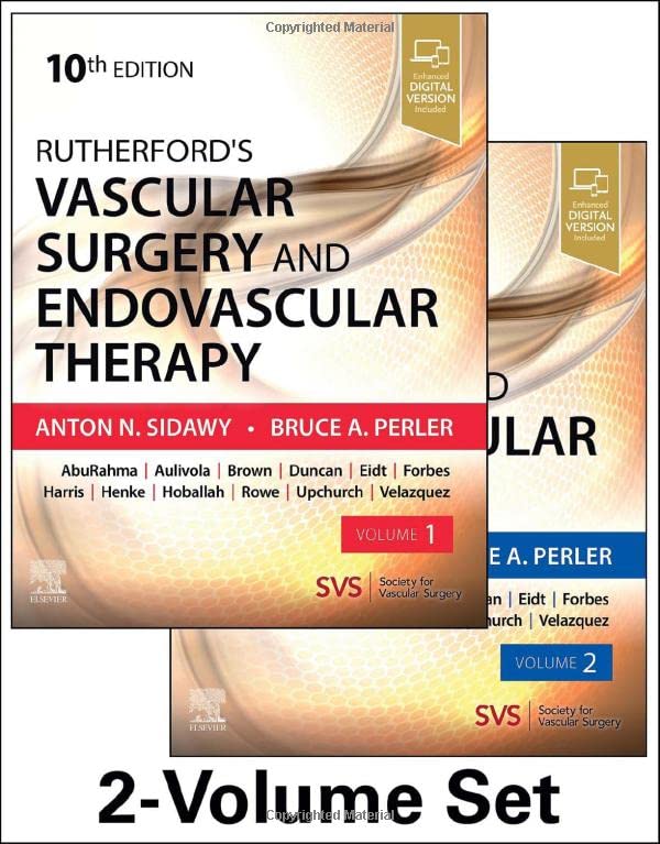 Rutherford’s Vascular Surgery and Endovascular Therapy, 2-Volume Set, 10th Edition
