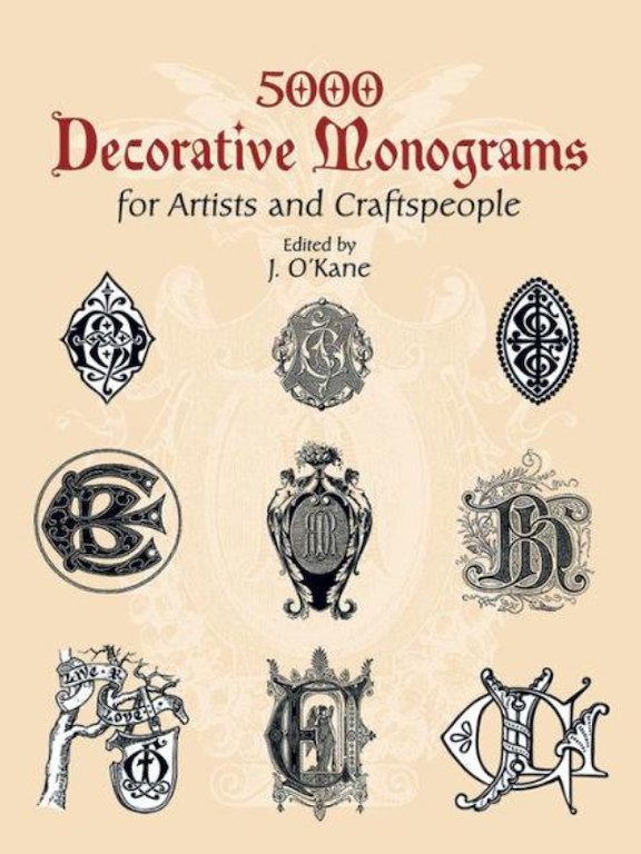 5000 Decorative Monograms for Artists and Craftspeople (Dover Pictoria