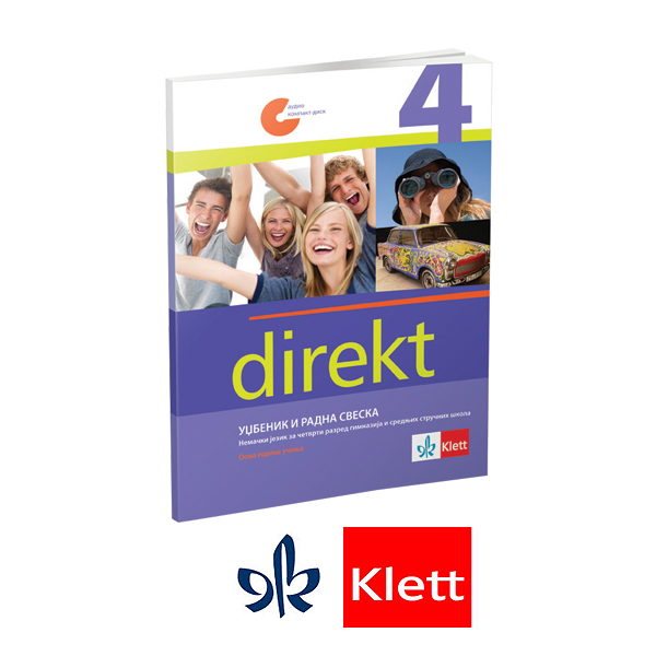 Direkt 4 – udžbenik za četvrti razred gimnazije i srednjih stručnih škola (osma godna učenja) + CD