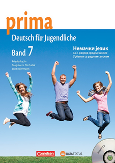 Prima 7, udžbenik sa radnom sveskom, nemački jezik za treći razred srednje škole