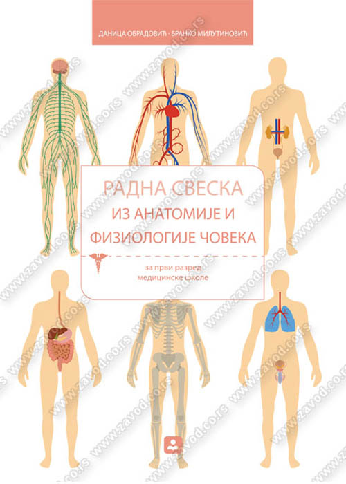 Z21724 Radna sveska iz anatomije i fiziologije za 1. razred medicinske škole