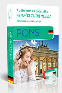 Pons Audio kurs za početnike: Nemački za tri meseca : Komplet za samostalno učenje