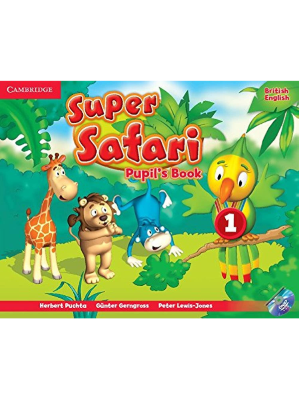 Super Safari L1 Pupil’s Bk w Dvd-R