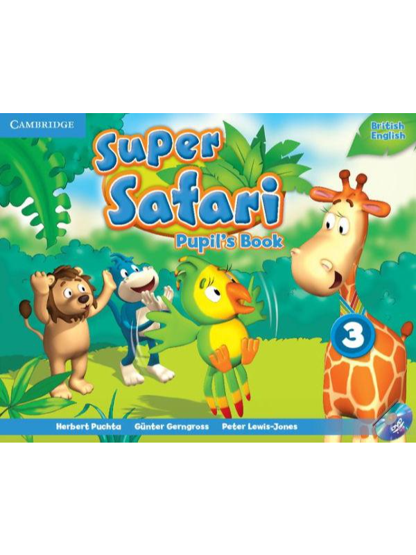 Super Safari L3 Pupil’s Bk w Dvd-R