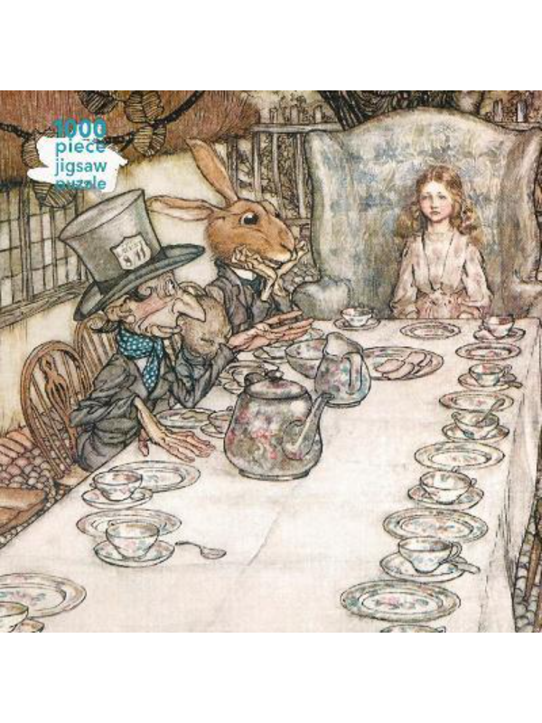 Adult Jigsaw Puzzle Arthur Rackham: Alice in Wonderland Tea Party
