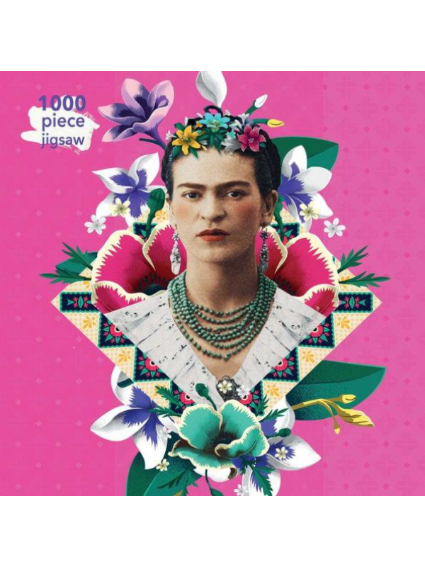 Adult Jigsaw Puzzle Frida Kahlo Pink