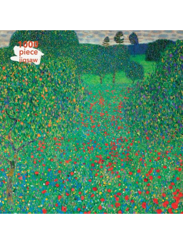 Adult Jigsaw Puzzle Gustav Klimt: Poppy Field