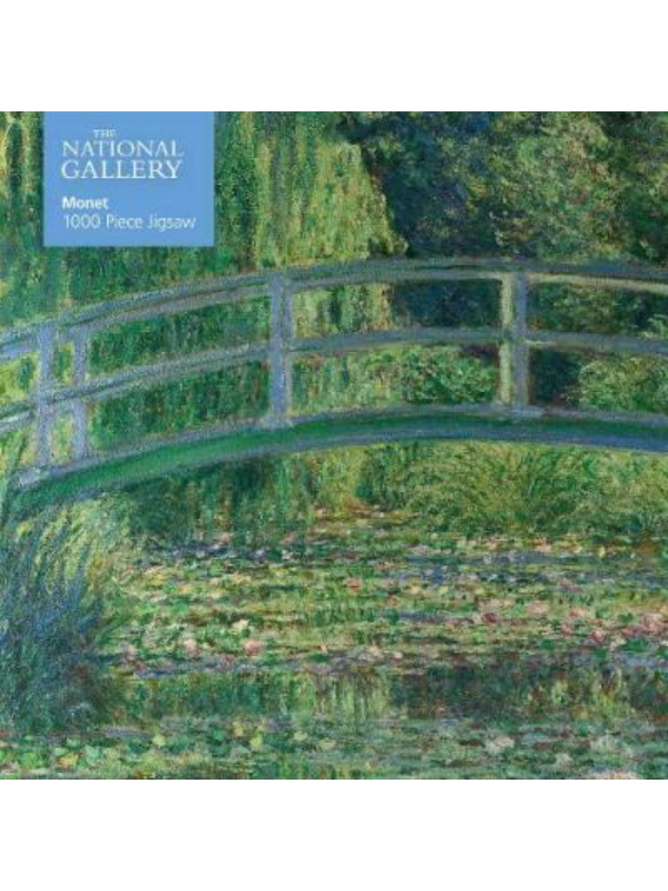 Adult Jigsaw Puzzle National Gallery Monet: Bridge Over Lily Pond