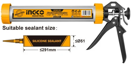 Ingco pištolj za silikon 308mm industrial ( HCG0112 )