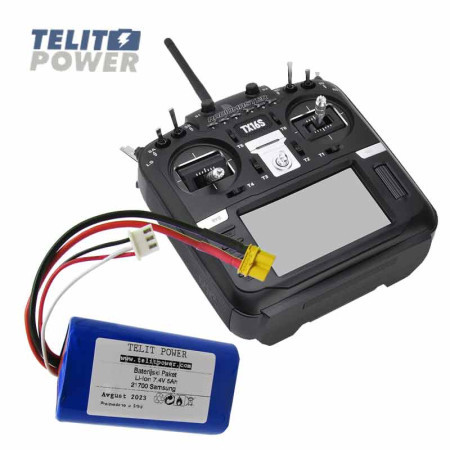 TelitPower baterija Li-Ion 7.4V 5000mAh za radio odašiljač drona radiomaster TX16S i TX12S ( P-2230 )