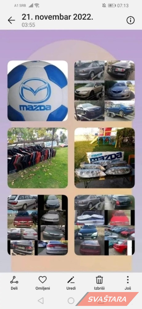 Mazda 6 delovi