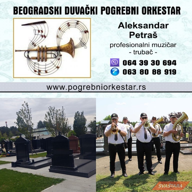 Orkestar za sahrane trubači pogrebi Beograd