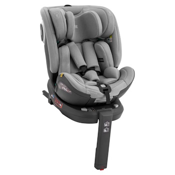 Kikka Boo autosedište I-size 40-150cm I-Conic Isofix Light Grey