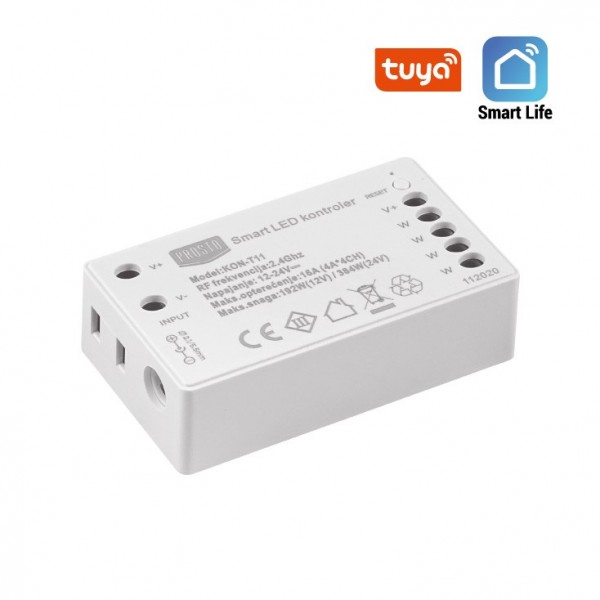 WIFI SMART LED KONTROLER WHITE 12V/192W TUYA