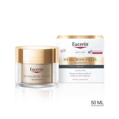 Eucerin Hyaluron-Filler + Elasticity Noćna krema, 50 ml