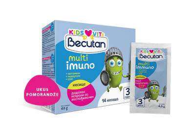 Becutan KIDS VITS multi imuno, 14 kesica