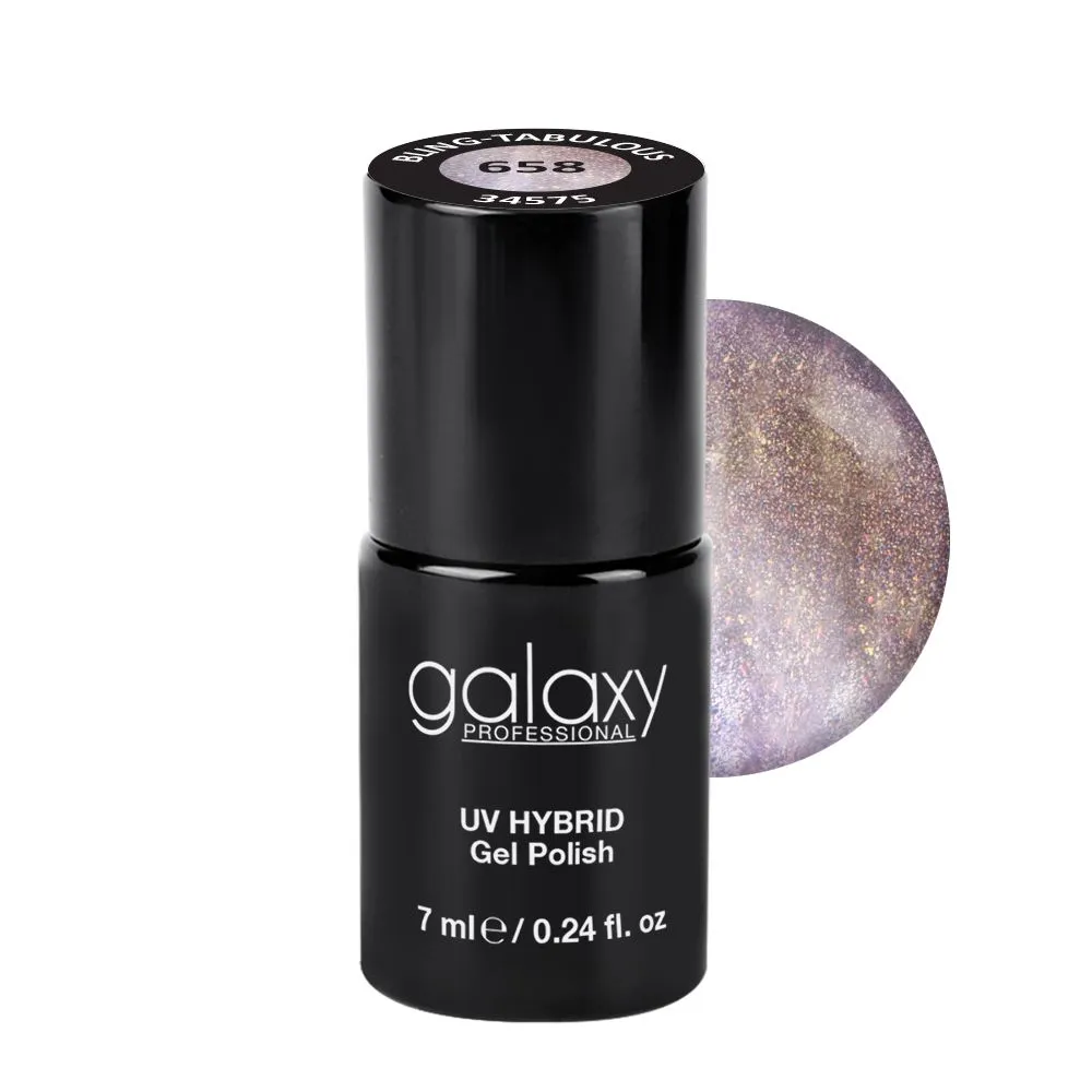 Trajni lak za nokte UV/LED GALAXY Hybrid 7ml Bling-Tabulous S658 – Cat Eye