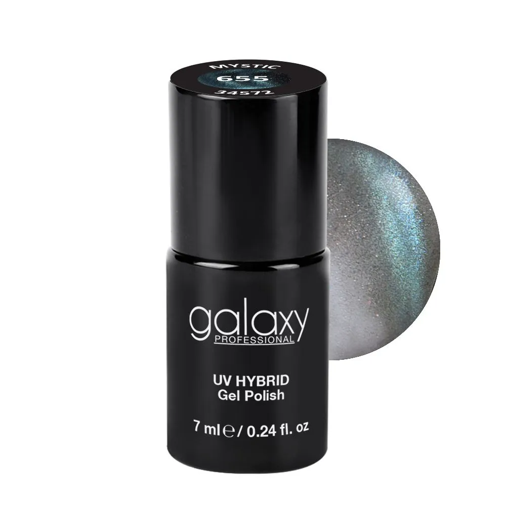 Trajni lak za nokte UV/LED GALAXY Hybrid 7ml Mystic S655 – Cat Eye