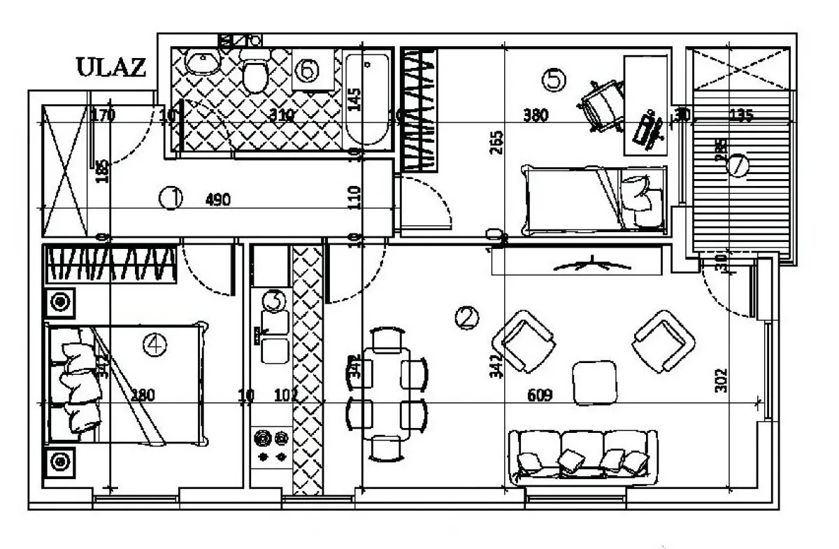 Prodaja, trosoban stan, 60m2, Detelinara, Novi Sad, Novi Sad