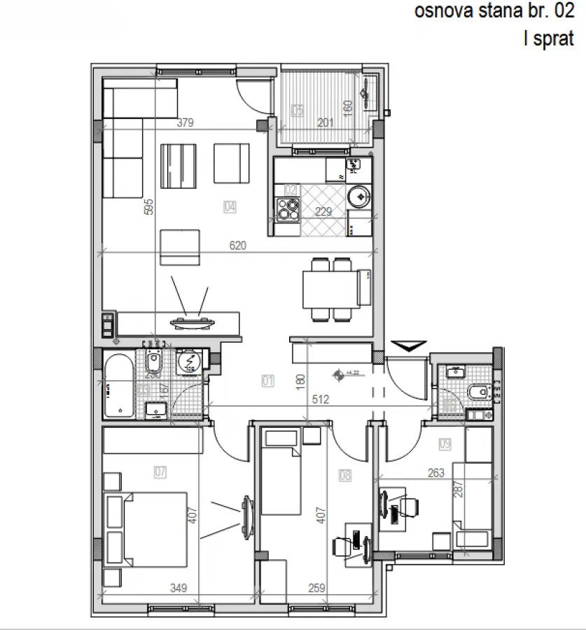 Prodaja, četvorosoban stan, 82m2, Adice, Novi Sad, Novi Sad