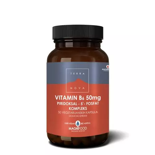 Terranova Vitamin B6 50mg 50 kapsula