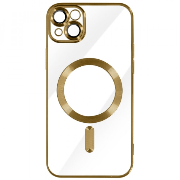 Silikonska futrola MagSafe iPhone 15 + Gold