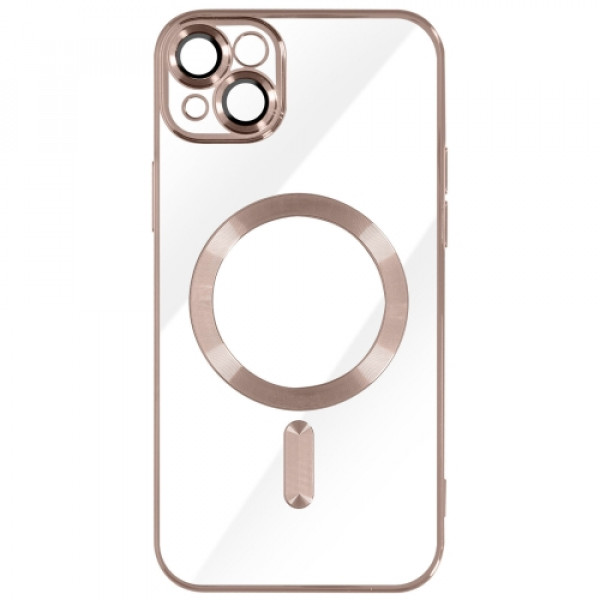 Silikonska futrola MagSafe iPhone 15 + Roze