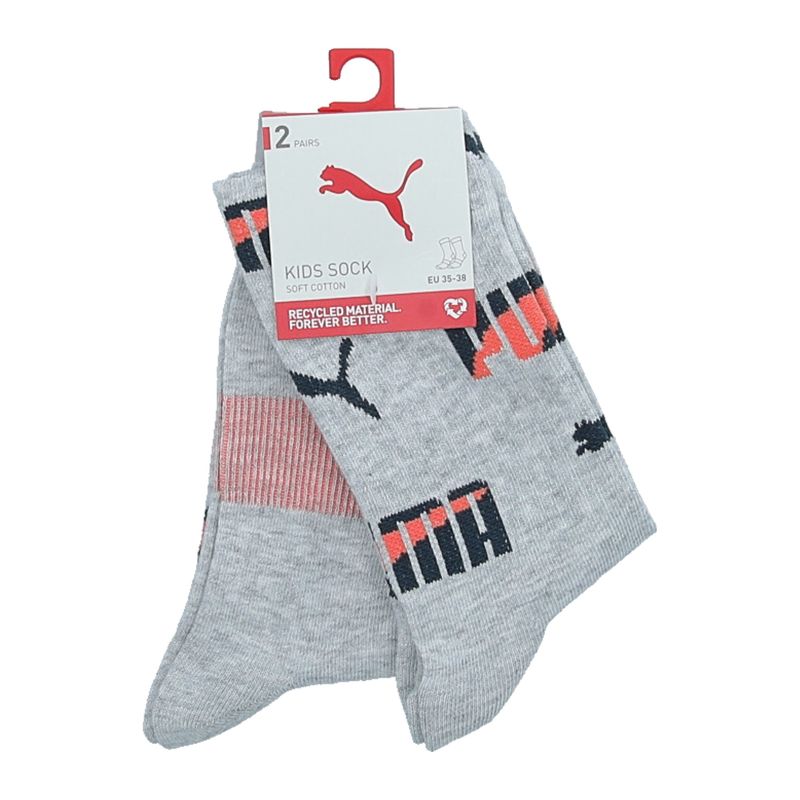 DEČIJE ČARAPE PUMA KIDS MULTI LOGO CREW SOCK 2P