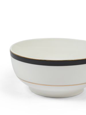 PORCELANSKA ČINIJICA SA CRNIM RUBOM R14CM