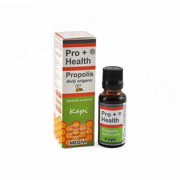 Pro Health propolis - divlji origano 25% kapi 20ml