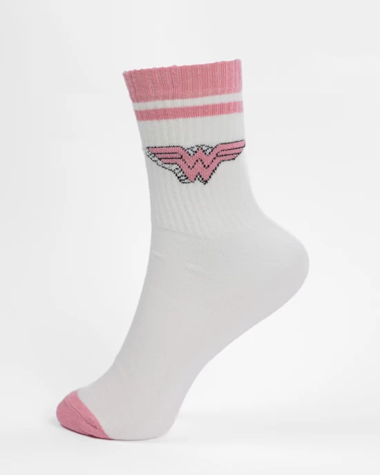 Warner Bros ženske klasičnе čarapе Pink Logo