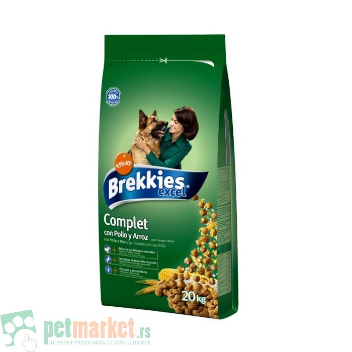 Brekkies: Hrana za pse Piletina, 20 kg