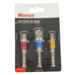 Womax Set adaptera za nasadne ključeve 3 kom