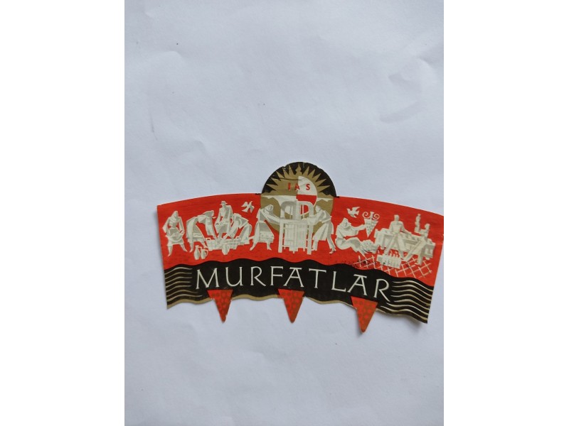 ETIKETA raspareno od druge MURFATLAR 1975 RUMUNSKA