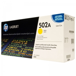 HP toner Q6472A (502A) Yellow