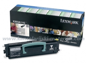 LEXMARK toner X203A11G BLACK