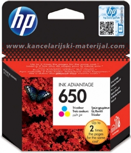 HP kertridž CZ102AE (No.650) Color