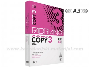 FABRIANO COPY 3 A3 fotokopir papir 80g 500 lista