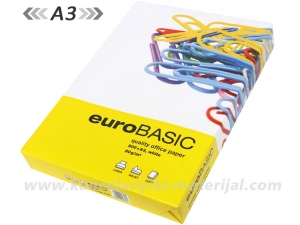 MONDI A3 Euro Basic fotokopir papir 80gr 500 lista