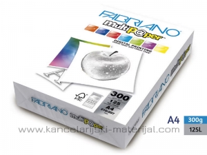 FABRIANO Multipaper A4 papir 300g, 125 lista