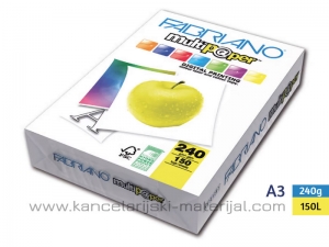 FABRIANO Multipaper A3 papir 240g, 150 lista