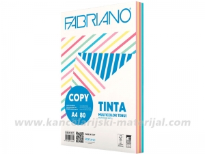FABRIANO A4 80g Copy Tinta papir u boji PASTEL 1/250 mix