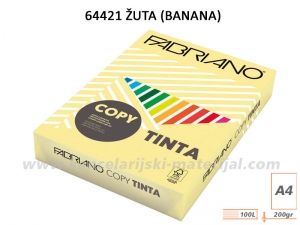 FABRIANO A4 200g Copy Tinta papir u boji PASTEL 1/100