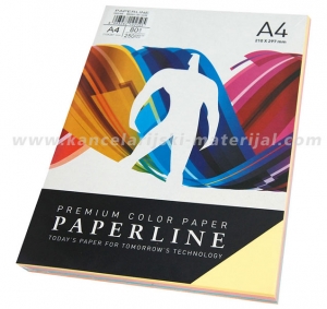 PAPER LINE A4 80g papir u boji PASTELNI 1/250 mix