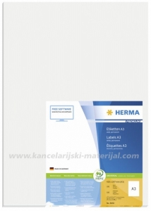 Herma etikete Superprint 297x420mm A3/1 100L