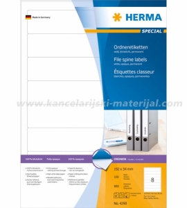 HERMA etikete Superprint 192x34mm A4/8 100L