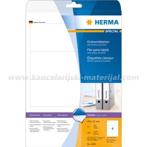 HERMA etikete Superprint 192x61mm A4/4 25L