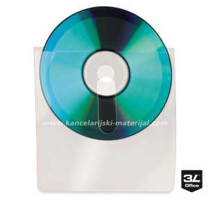 3L samolepljivi džep za CD/DVD sa prorezom 127x127 1/10